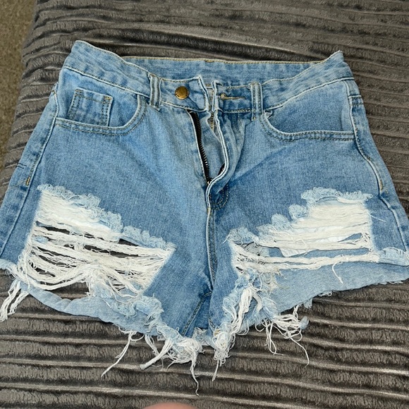 Shorts | Ripped Jeans Shorts | Poshmark